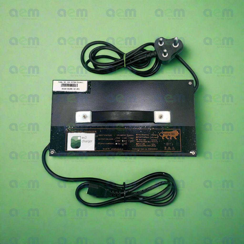 Hop Electric 72V 10A Lithium Battery Charger (84V cut-off) - Leo, Lyf ...