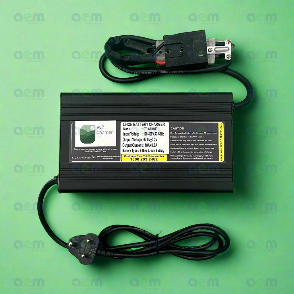 BGauss 67V 10A Lithium Battery Charger (SB75 Connector) – ev2 Charger