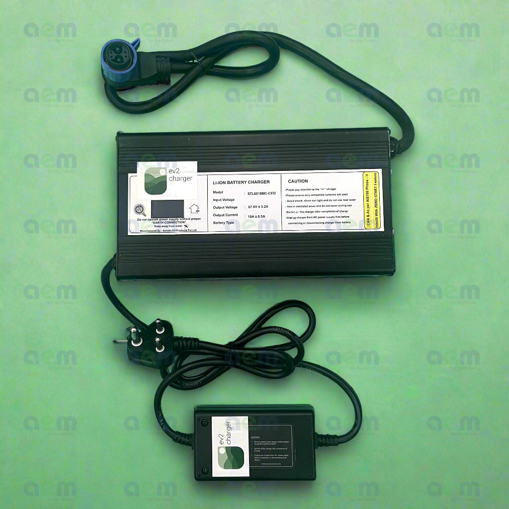 BGauss 67V 10A Lithium Battery Charger (CAN Protocol) - C12i MAX, C12i ...