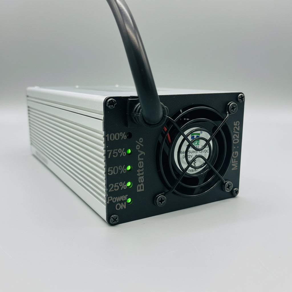 Hero Electric Optima CX 5.0 - 58.4V 10A Lithium Battery Charger (CAN P ...