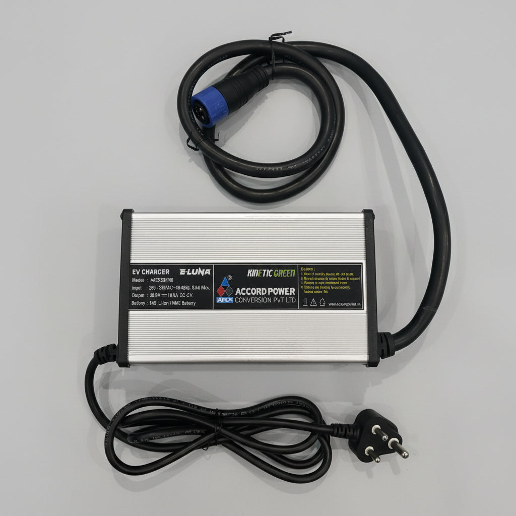 Kinetic Green E-Luna - 58.8V 10A Lithium Battery Charger (CAN Protocol ...