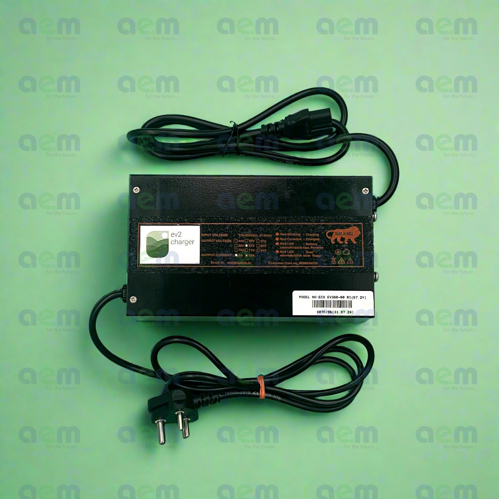 Pure EV ePluto 7G / ETrance Neo Charger 67.2V 6A - Standard Replacement ...